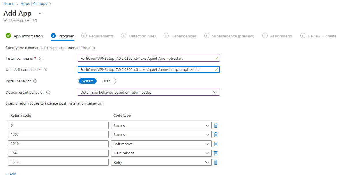 Install FortiClient VPN with Intune – Part 1 – Solution83