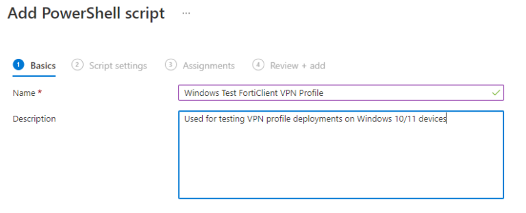 Install FortiClient VPN with Intune – Part 2 – Solution83